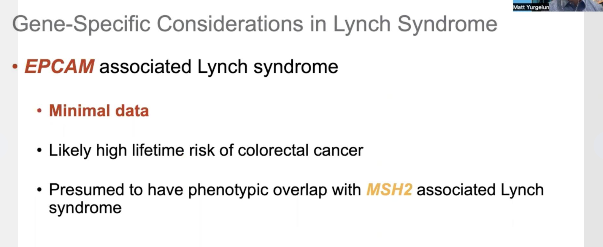 Gene-Specific Considerations in Lynch Syndrome: EPCAM – Lynch Syndrome ...