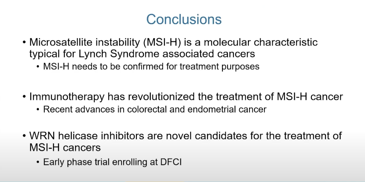 Immunotherapy and Other Treatments in Lynch Syndrome – Lynch Syndrome ...